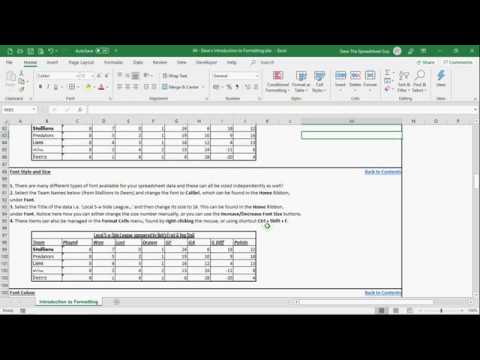 Introduction to Formatting in Excel… – Dave The Spreadsheet Guy