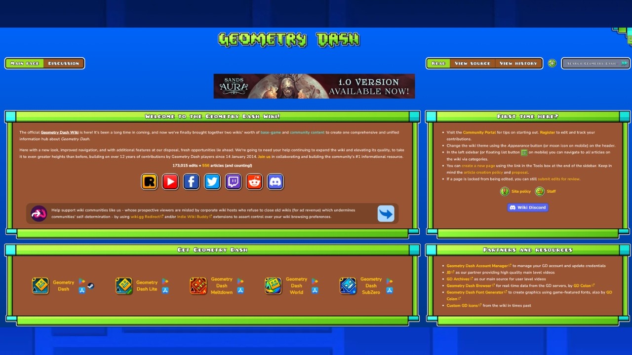 Geometry Dash has a new wiki
