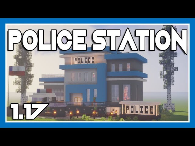 Modern Police Station 1.18 Minecraft Map