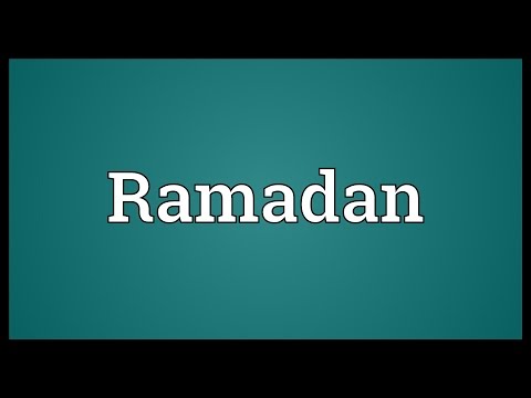 Ramadan Meaning