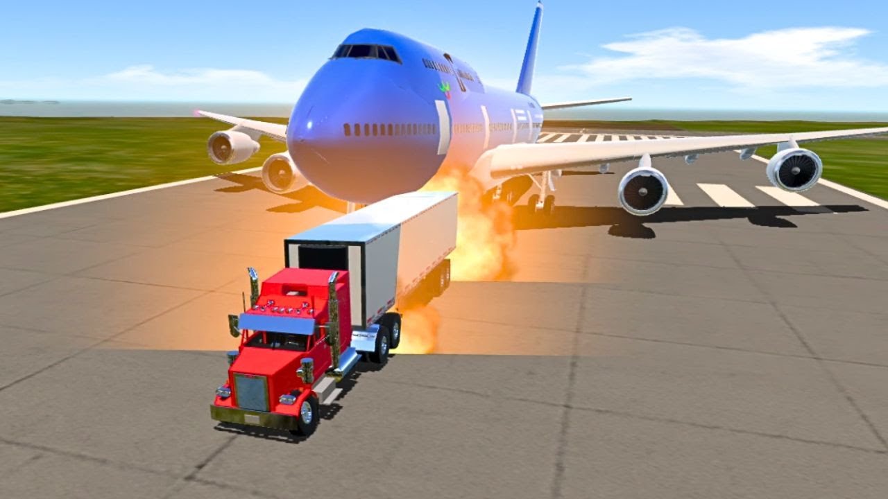 Crash Testing Cars and Planes in SimplePlanes–Ultimate Durability Test