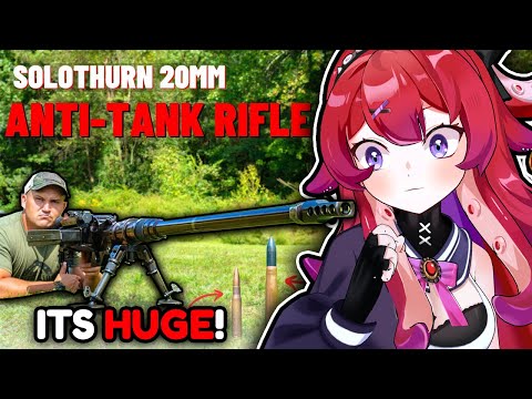 THIS ANTI-TANK RIFLE IS HUGE...! | Kentucky Ballistics Solothurn 20mm vs Zombie React