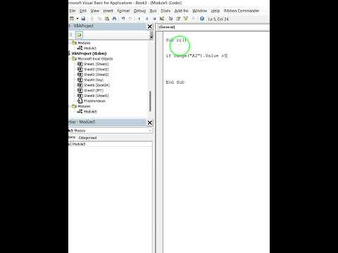 IF in VBA Part -1 #SHORTS #vba #visualbasic