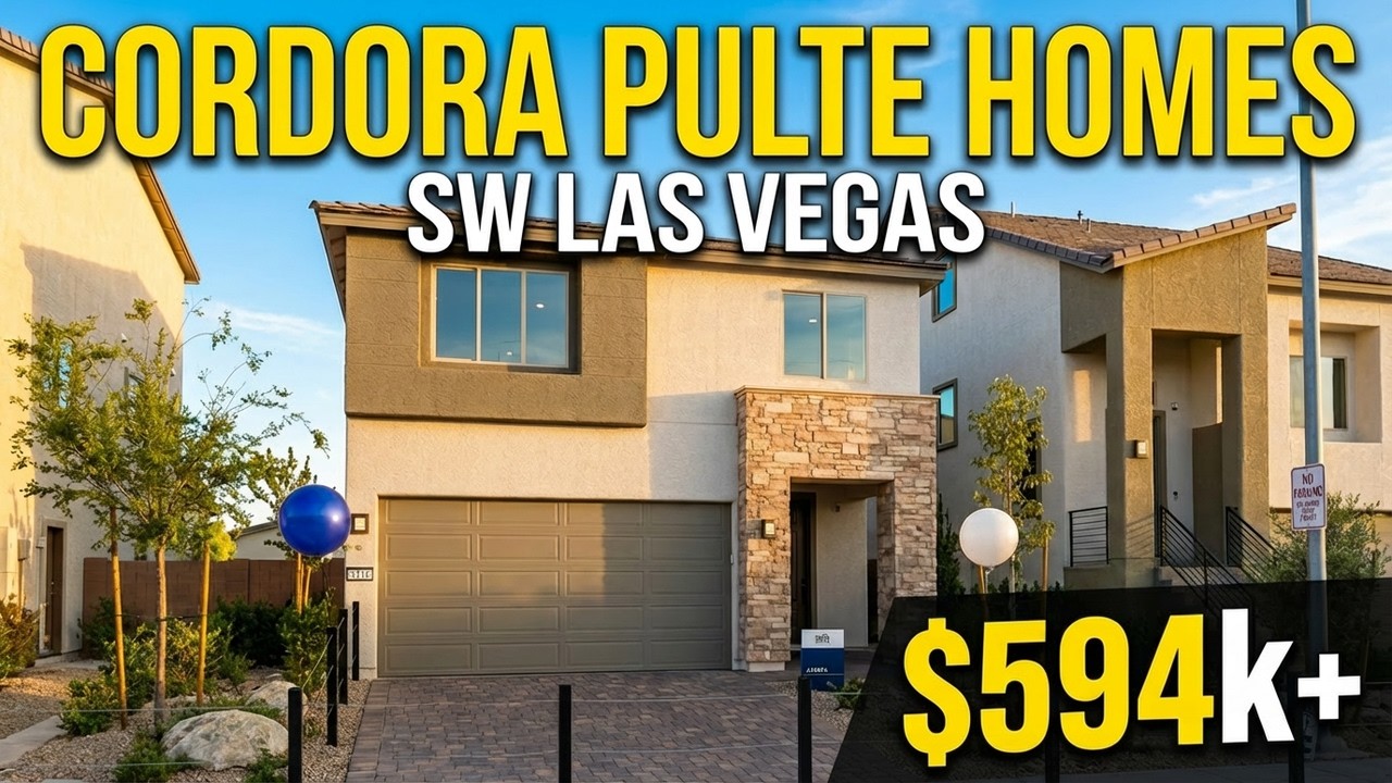 Cordora by Pulte Homes | New Luxury Homes For Sale Southwest Las Vegas - Pinion Tour $594k+ 2,325sf+