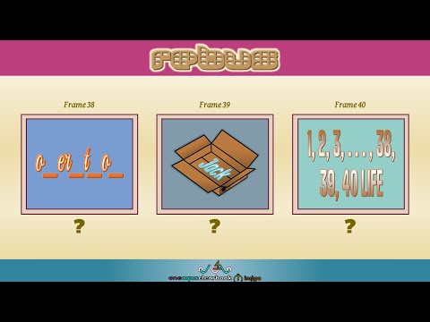 Rebus Puzzle Game Frames 26 to 50