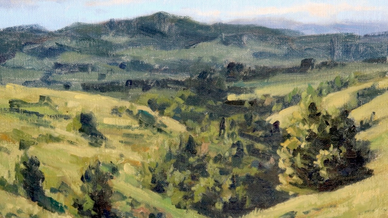 These COLORS Are The Secret To Painting NATURAL GREENS In Landscapes