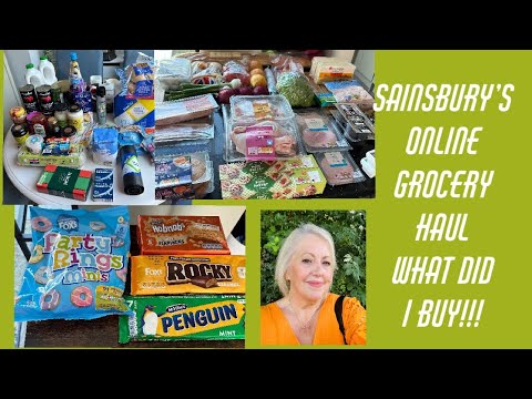 Sainsbury’s Supermarket Online Grocery Haul What Did I Buy This Time!!!
