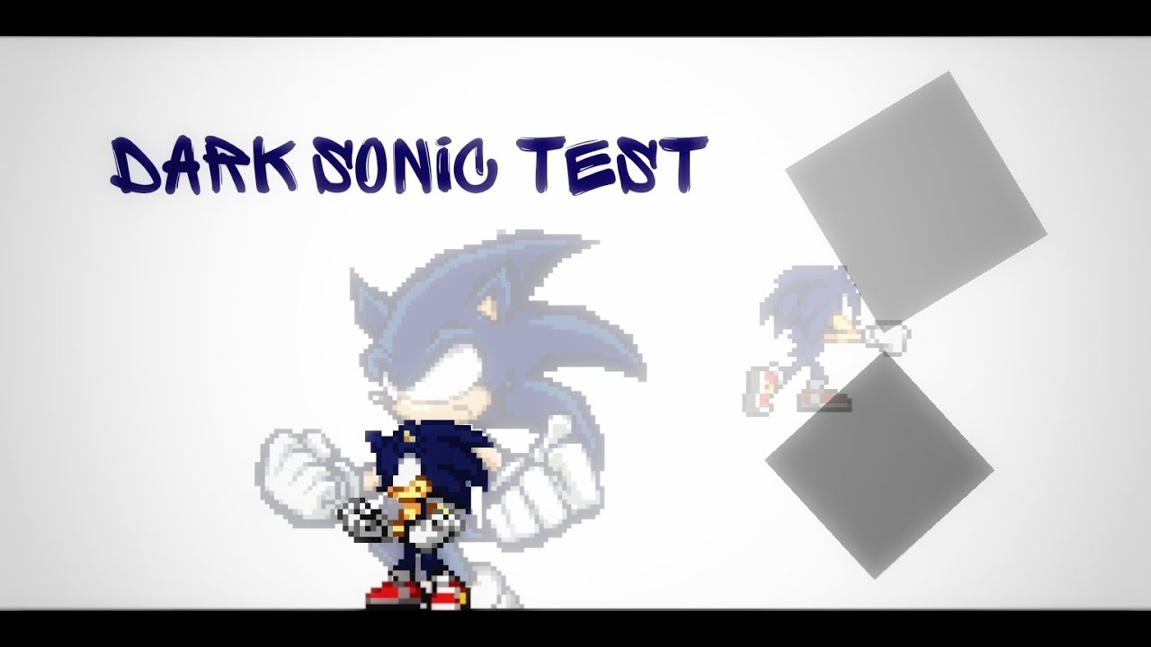 Dark Sonic Test (Sprite/animation)