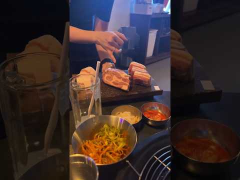 First time at DONDON KOREAN BBQ NYC dry aged pork tasting restaurant where to eat near Bryant Park