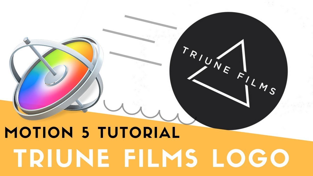 How to create the TRIUNE Films LOGO - Apple Motion 5 Tutorial
