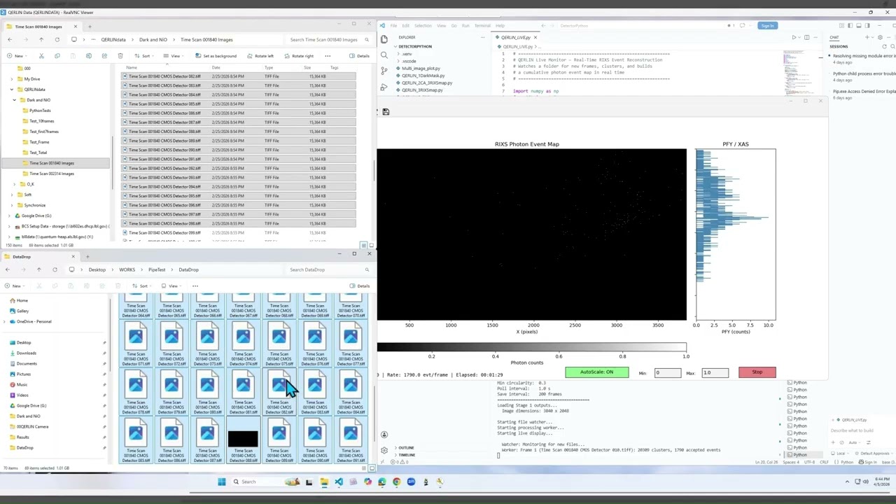 QERLIN Real-time data processing and visualization software tutorial