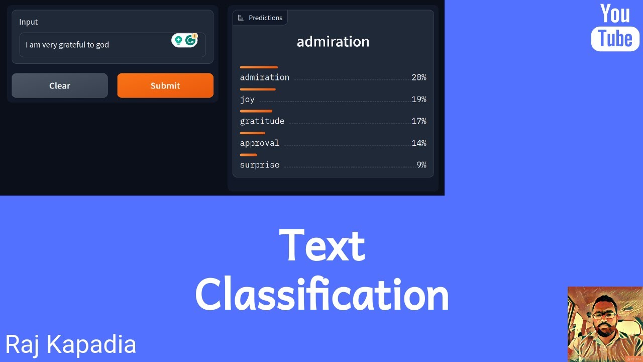 Text Classification using Huggingface with Web UI | Huggingface | Gradio | Python