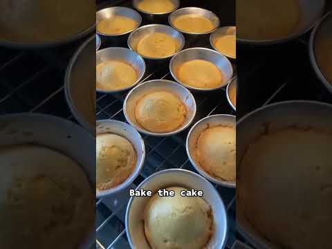 Make Jaffa cake for the first time