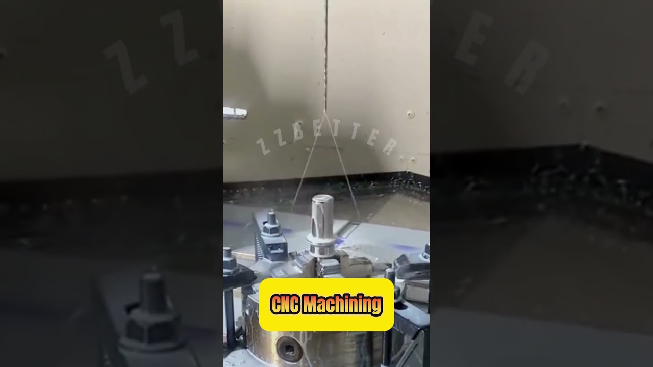 Drilling a hole:) #cncmachining #cnc #drilling #machining