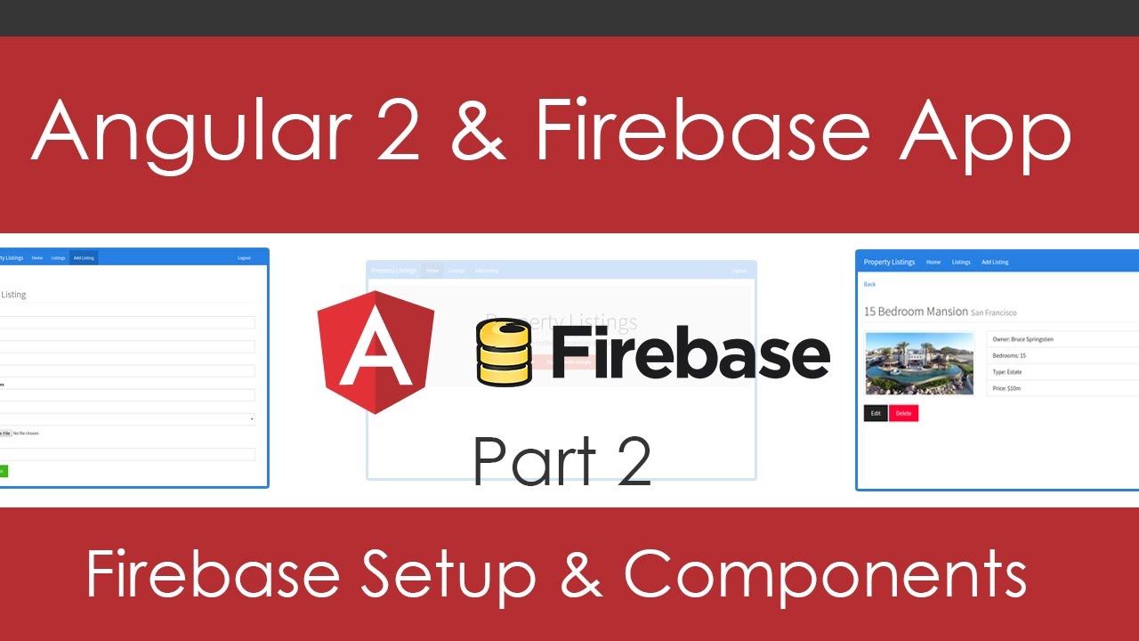 Angular 2 & Firebase App [Part 2] - Setup & Components