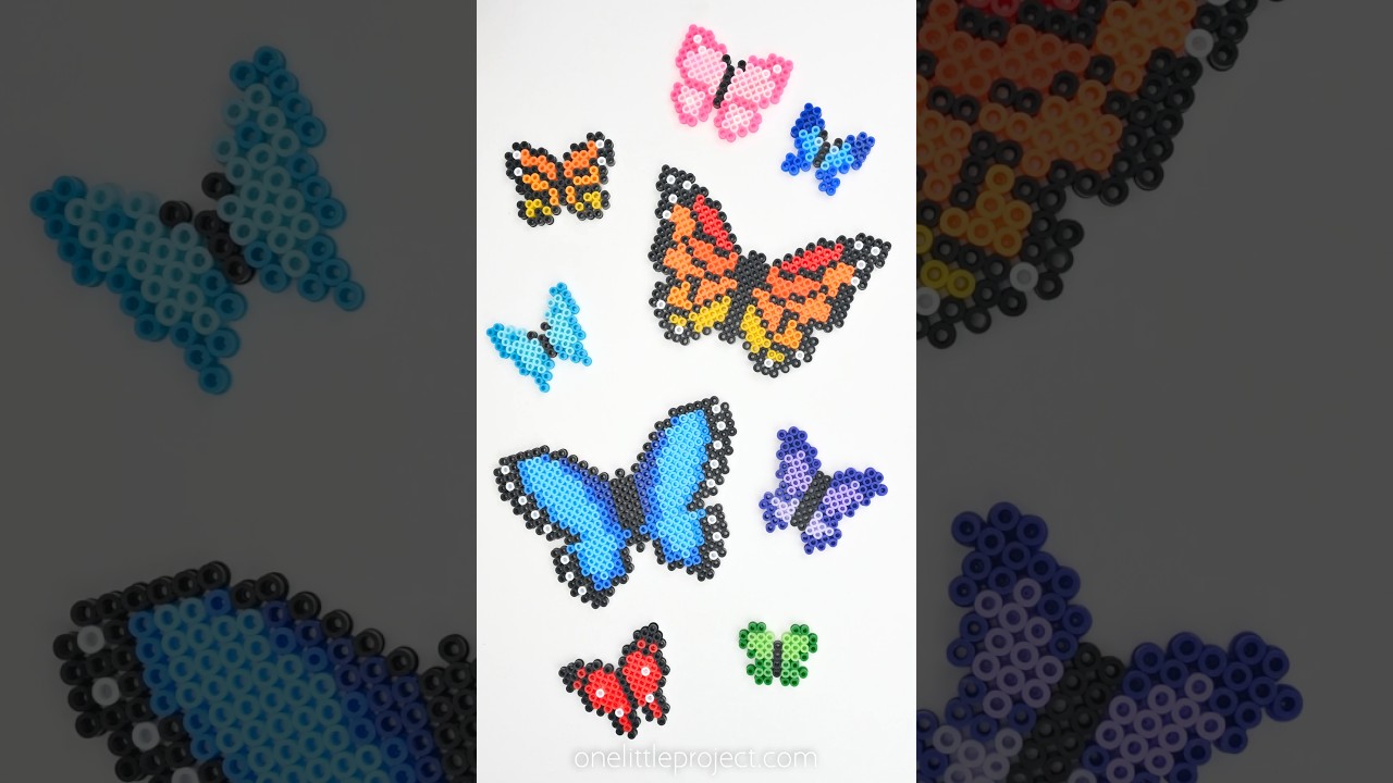 Perler Bead Butterfly 🦋 🦋 🦋