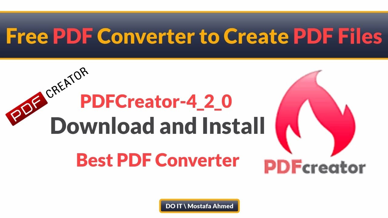 Download and Install PDFCreator and Start Creating PDF Files. Install Free PDF Printer
