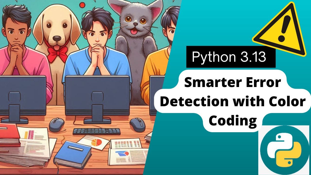 Python 3.13: Smarter Error Detection with Color Coding.