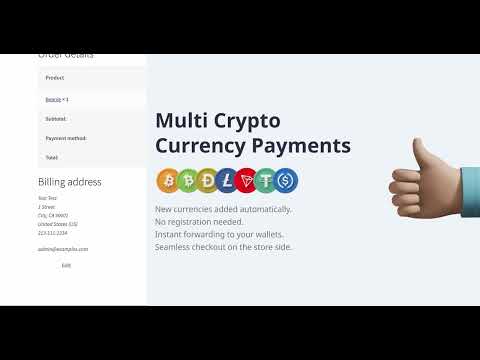 Bitcoin and Altcoins plugin for WooCommerce (payment process)
