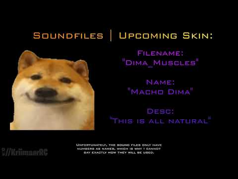 Macho Dima | Skin Soundfiles | No Image available | #roguecompany