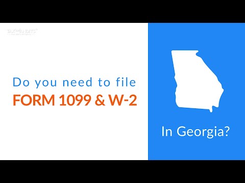 Georgia 1099/W2 State Filing Requirements for 2022 Tax year!