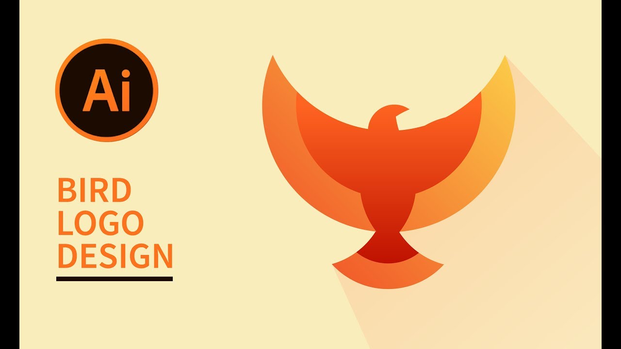 Bird Logo Design In Adobe Illustrator CC