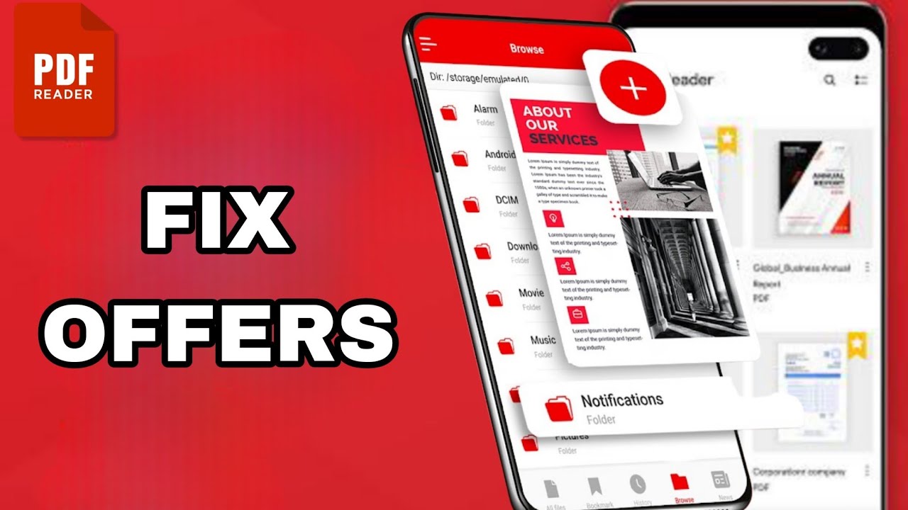 How To Fix And Solve Offers On PDF Reader  App | Final solution