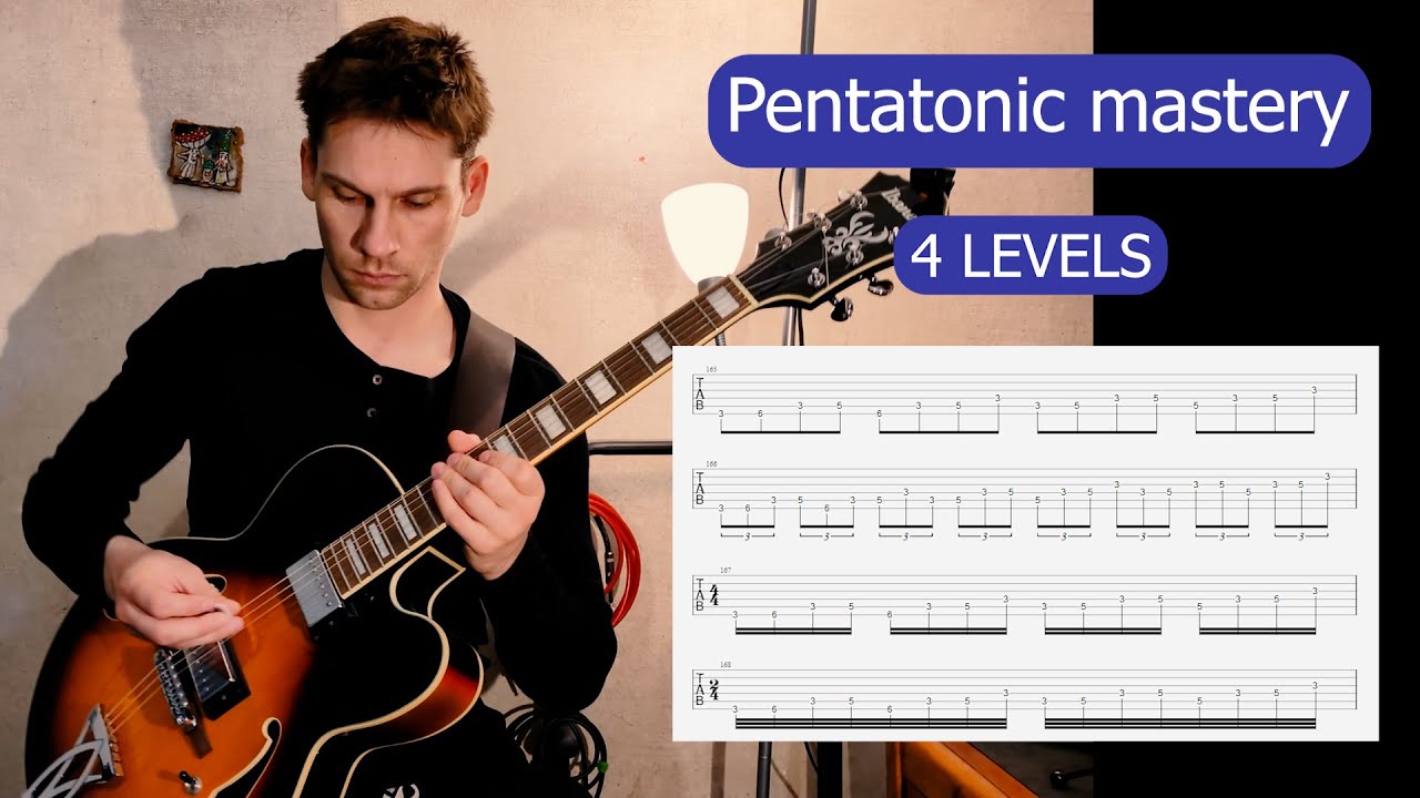 Pentatonic mastery (4 LEVELS) | WORKOUT