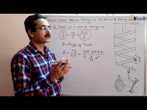 Exploring The Significance Of Angle Of Twist In Spring Wire - GATE Video Lecture - Strength of ...