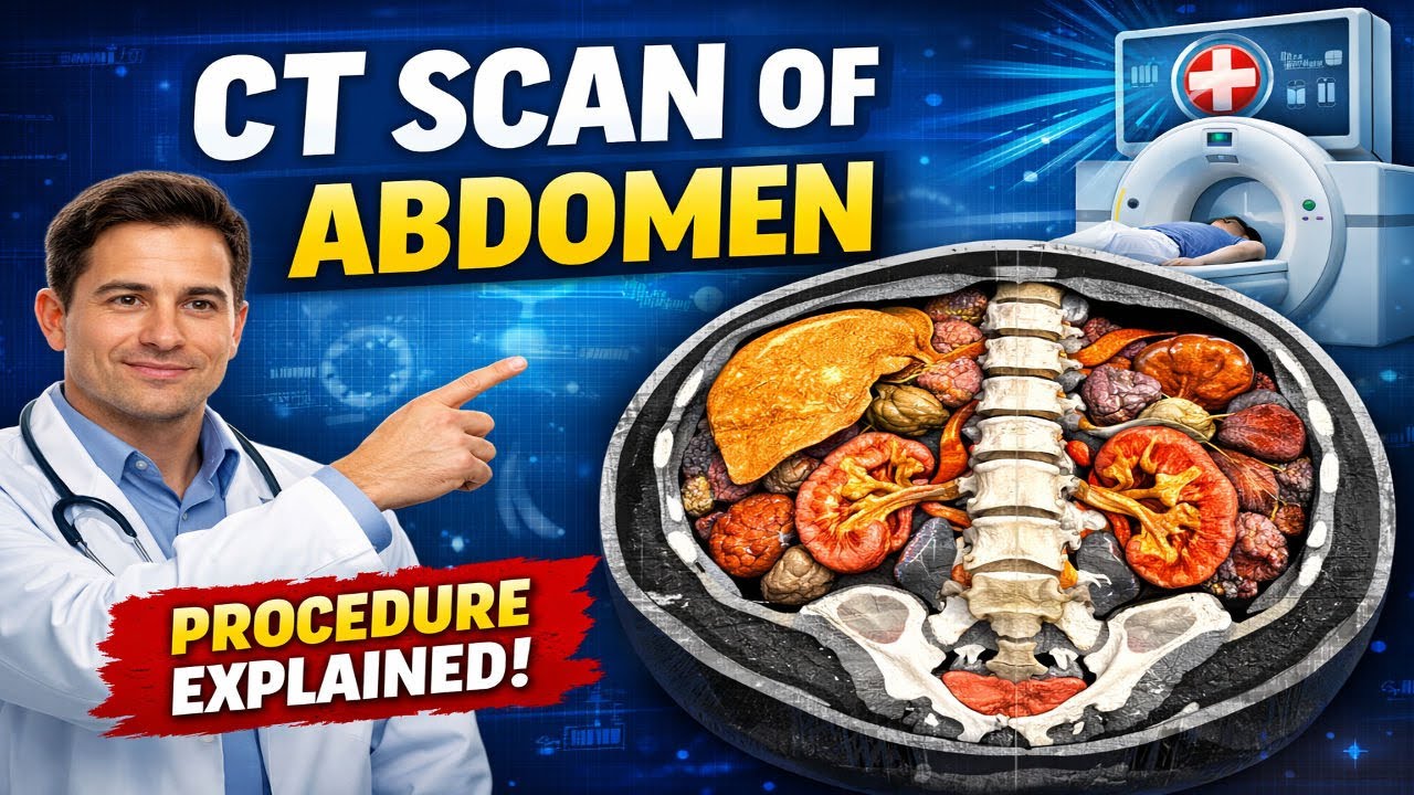 How To Do CT Scan Abdomen in Siemens SOMATOM go.Now