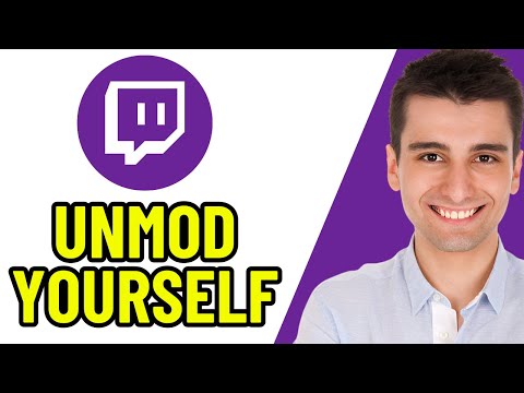 HOW TO UNMOD YOURSELF ON TWITCH 2025! (FULL GUIDE)