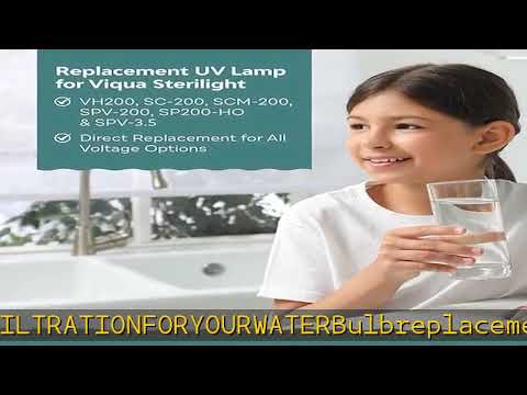APPLIED MEMBRANES INC. UV-Light Water Filter Replacement Bulb, Compatible with S200RL-HO Viqua Ster