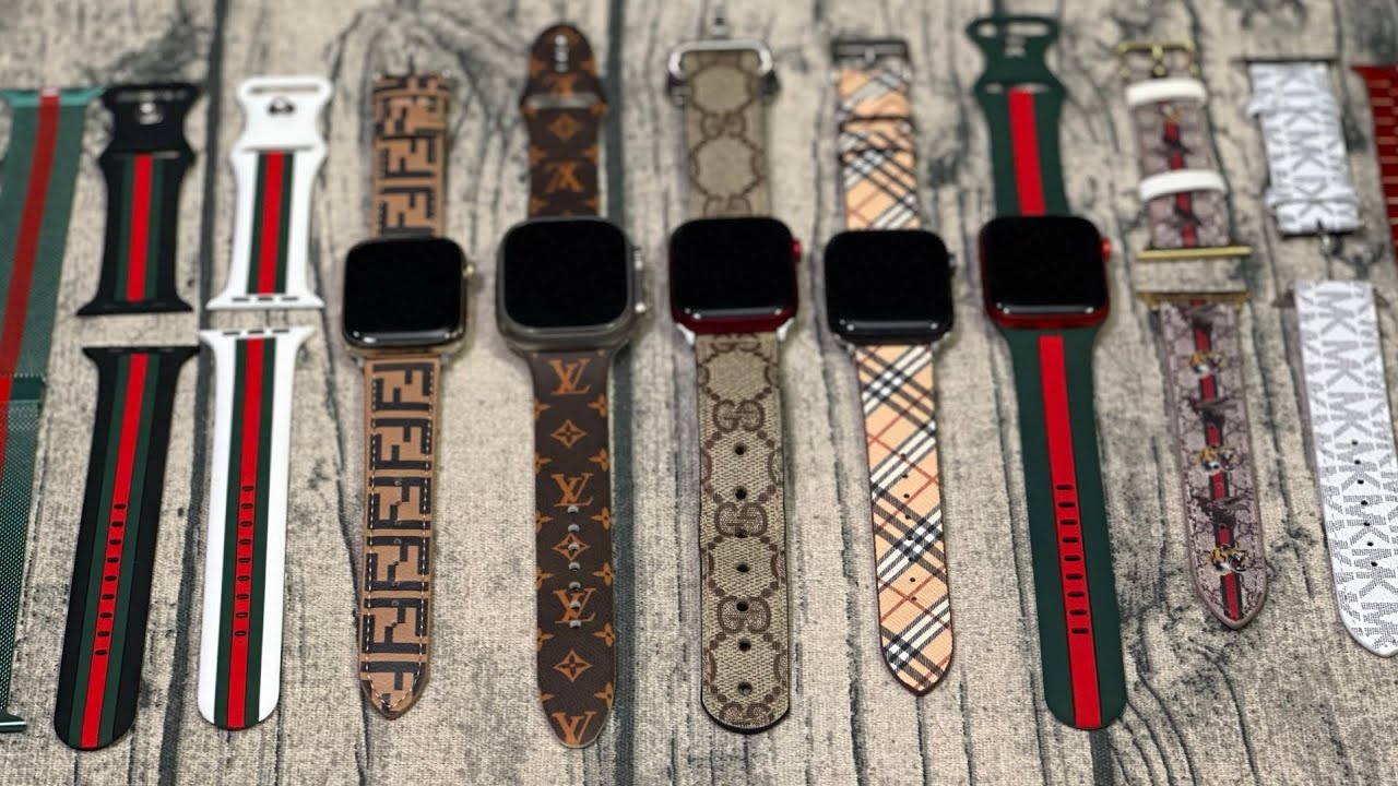Apple Watch Designer Bands - Gucci, Louis Vuitton, Burberry, Fendi and More! (All Under $30)