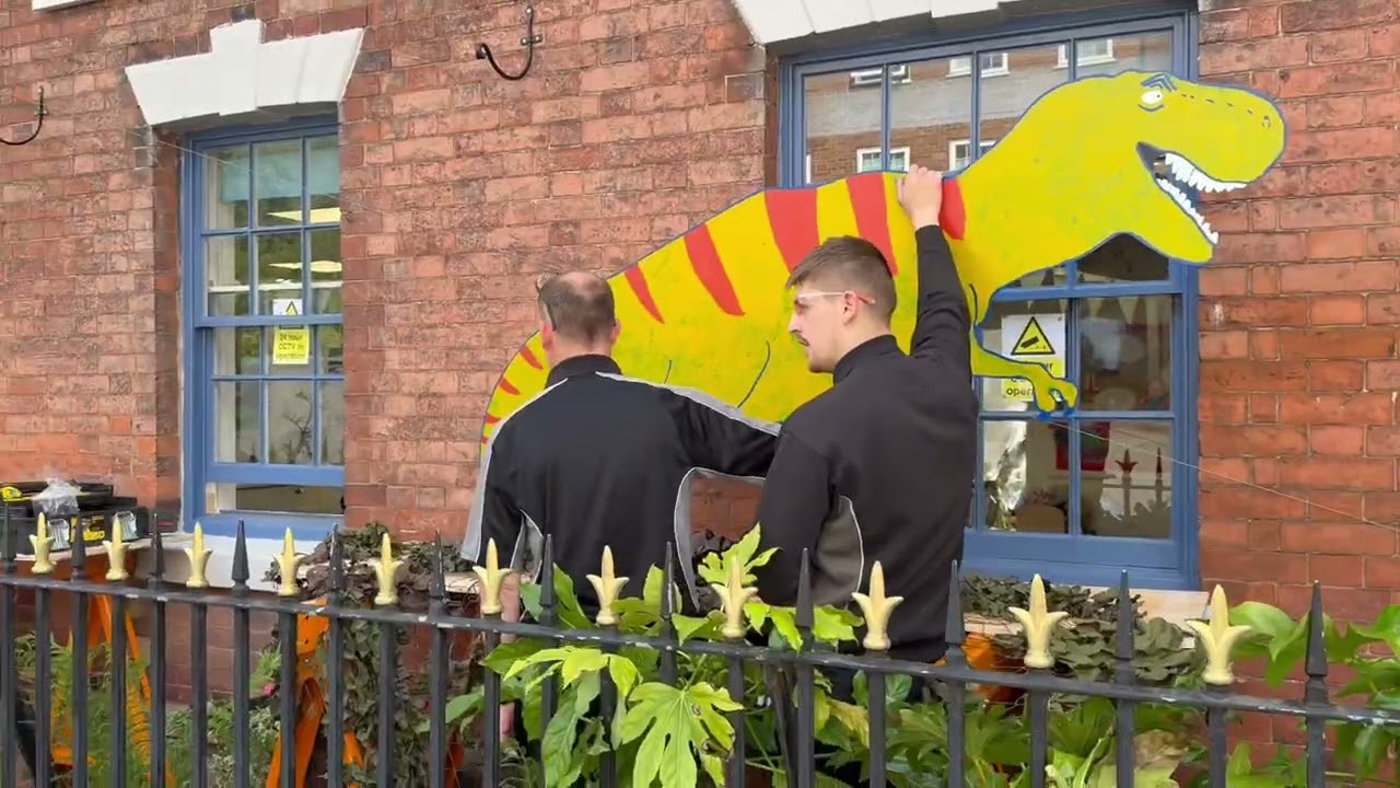 Roarsome CSR in Repton: Acres Engineering Supports St Wystan’s with Dinosaur Donation