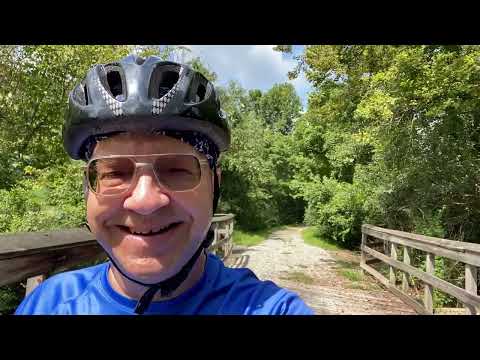 Gravel ride on the North Bend Rail Trail MM1 to MM18.