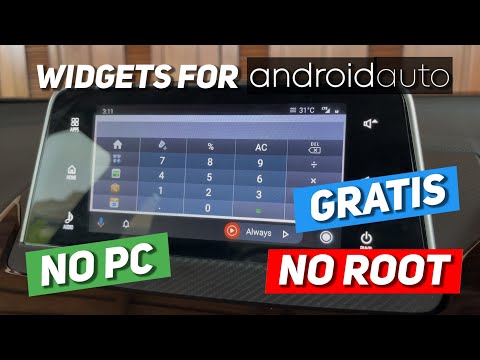 (2021) Widgets for Android Auto | No Root, Gratis, No PC