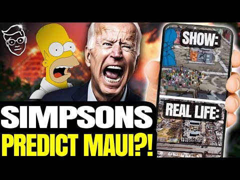Did The Simpsons *Perfectly* PREDICT The FIRE in Maui?! This is CREEPY ...