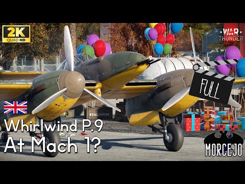 Breaking the sound barrier with a Whirlwind P.9!? #warthunder #speedtest #mach1