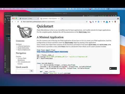 Install Flask SQLAlchemy