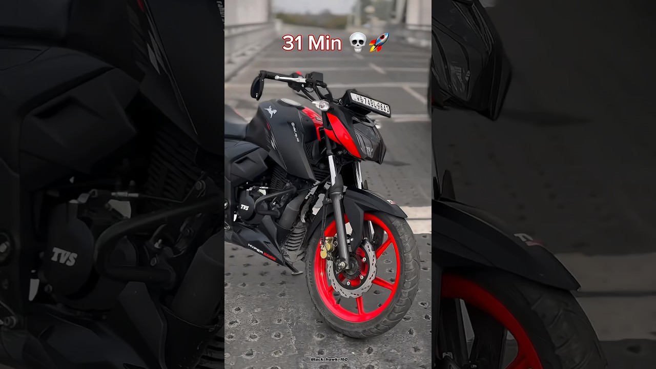 55 km in Just 23 Minutes Apache rtr 160 4v Special Edition #apachee #apachertr160