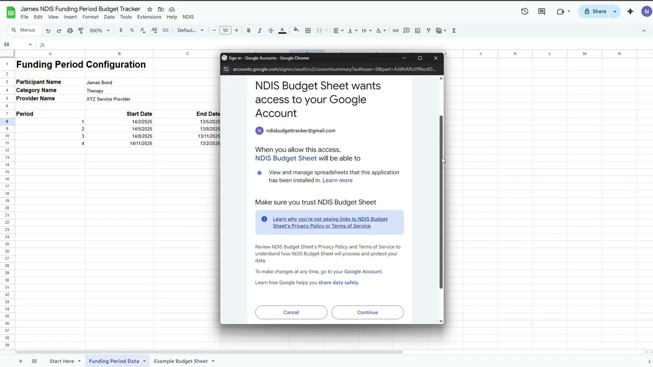 NDIS Budget Tracker Demo