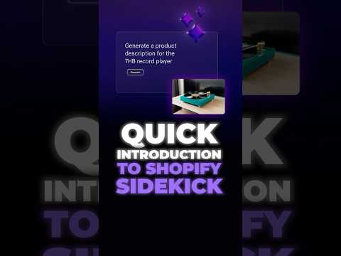 What is the new Shopify Sidekick?