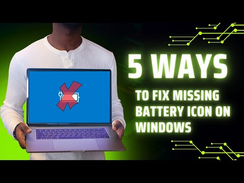 5 Ways to Fix Missing Battery Icon on Windows 2025