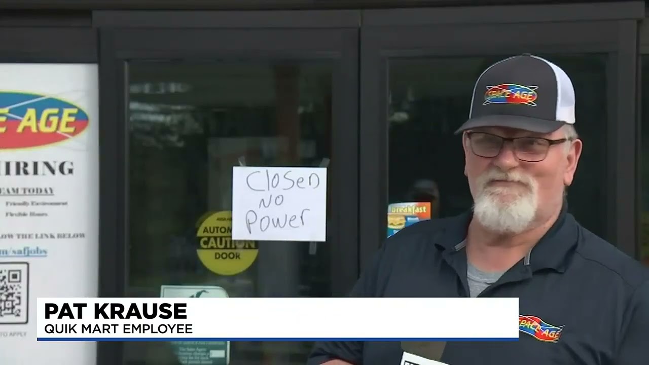 April weather causes power outages in Sandy