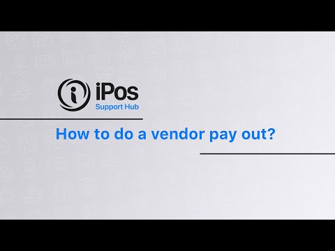 How to do a vendor payout?