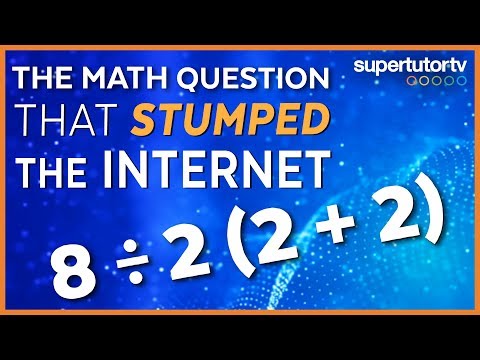 The Math Question that's Breaking the Internet! Can You Solve It? 8 ÷ 2 (2+2)