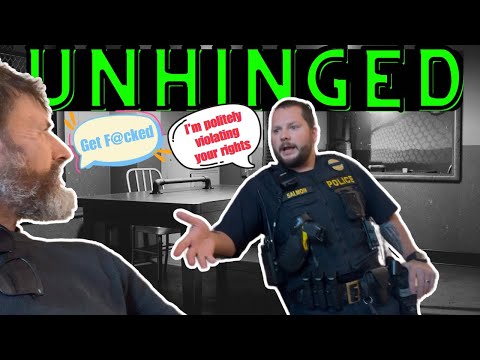 You're being TRESPASSED - TAKE ME OUT IN CUFFS!