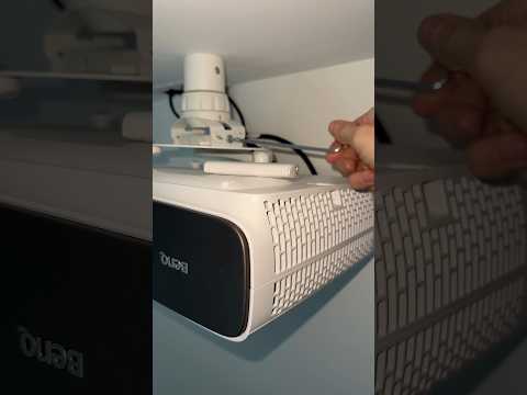 BenQ’s TK700STi 4K HDR Projector. Aligned, setup and working. #audiovisual #projector #benq