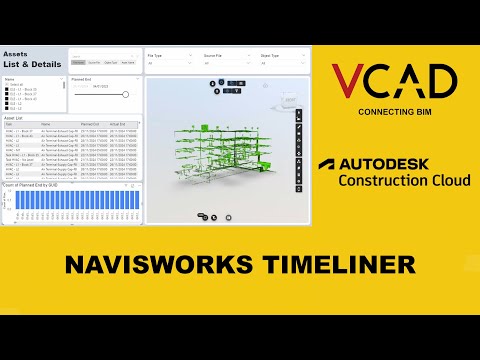 From Navisworks Timeliner to Power BI: advanced BIM insights with Vcad