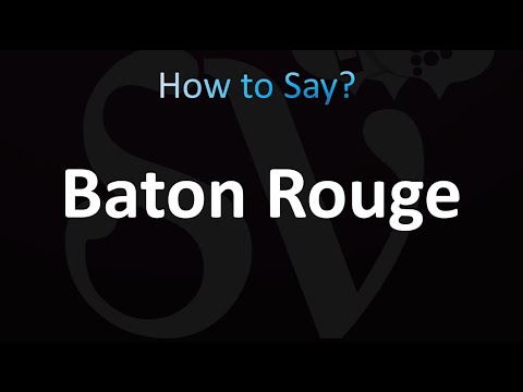 How to Pronounce Baton Rouge (French)